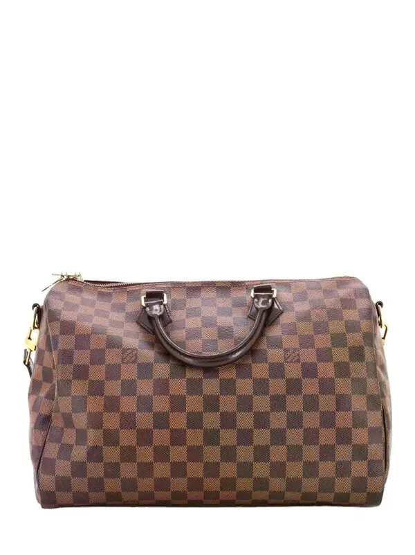 LOUIS VUITTON Speedy Bandouliere Bag Damier 35 Satchel - Brown