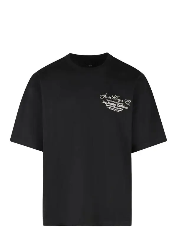 Amiri Dreamers Chain Cotton T-shirt - Black