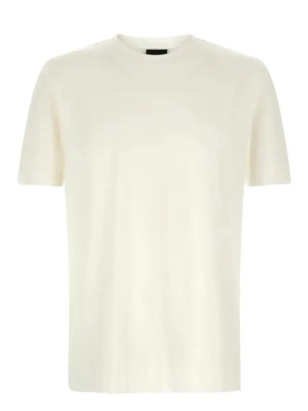 THOM KROM Geometric-stitching T-shirt - Neutrals