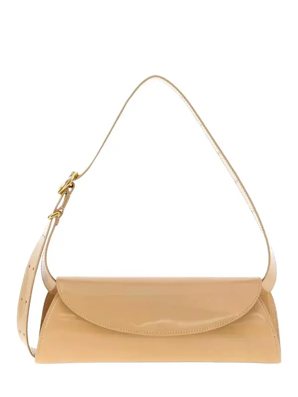 JIL SANDER Skin Pink Leather Small Cannolo Shoulder Bag - Neutrals