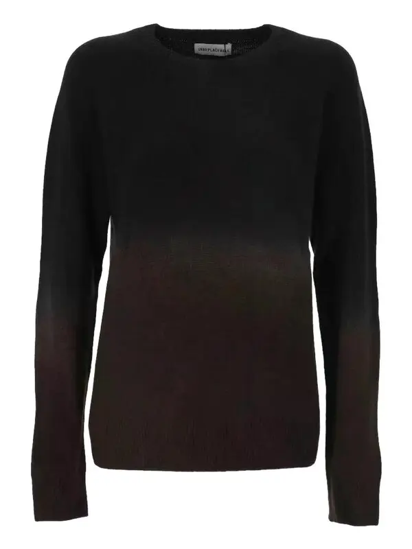 IRREPLACEABLE Ombré Raglan-sleeve Cashmere Sweater - Black