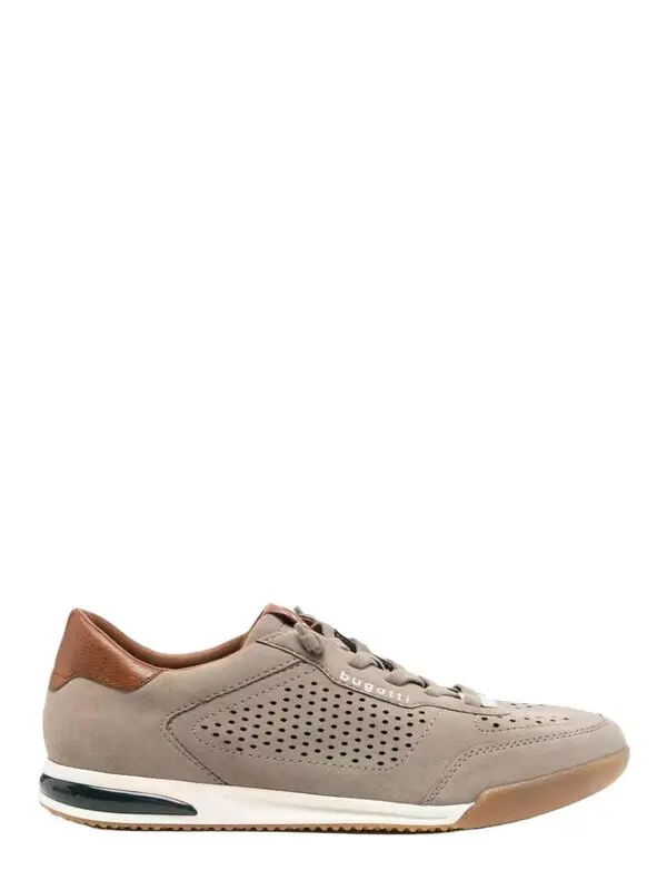 BUGATTI Perforated Panel Sneakers - Neutrals