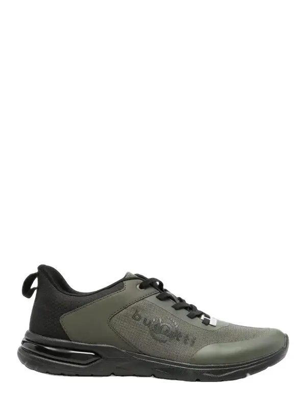 BUGATTI Logo-print Panelled Sneakers - Green