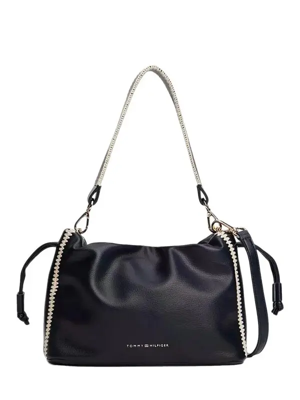 Tommy Hilfiger Whipstitch-trim Shoulder Bag - Blue