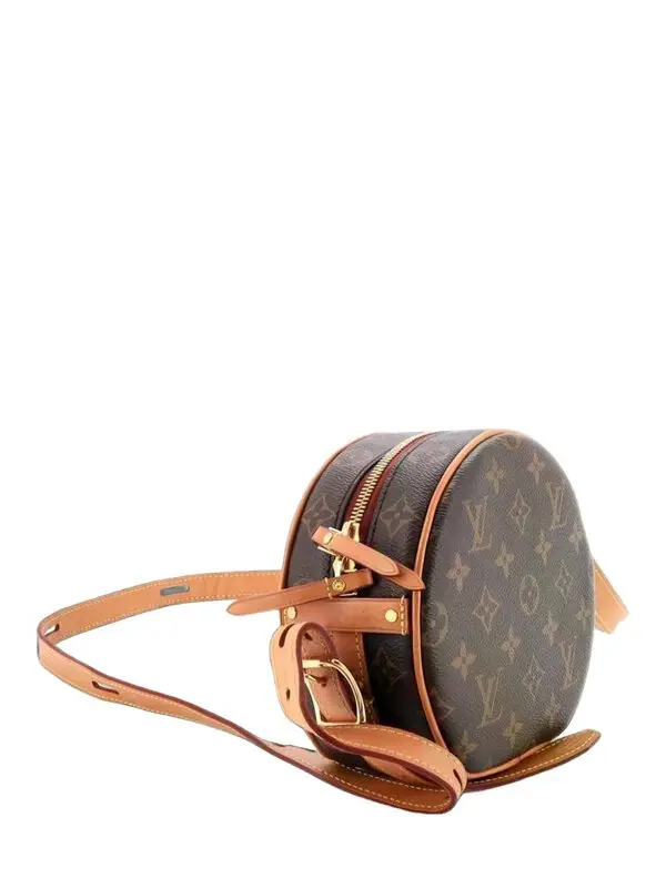 LOUIS VUITTON Boite Chapeau Souple Monogram Canvas Pm Cross Body Bag - Brown
