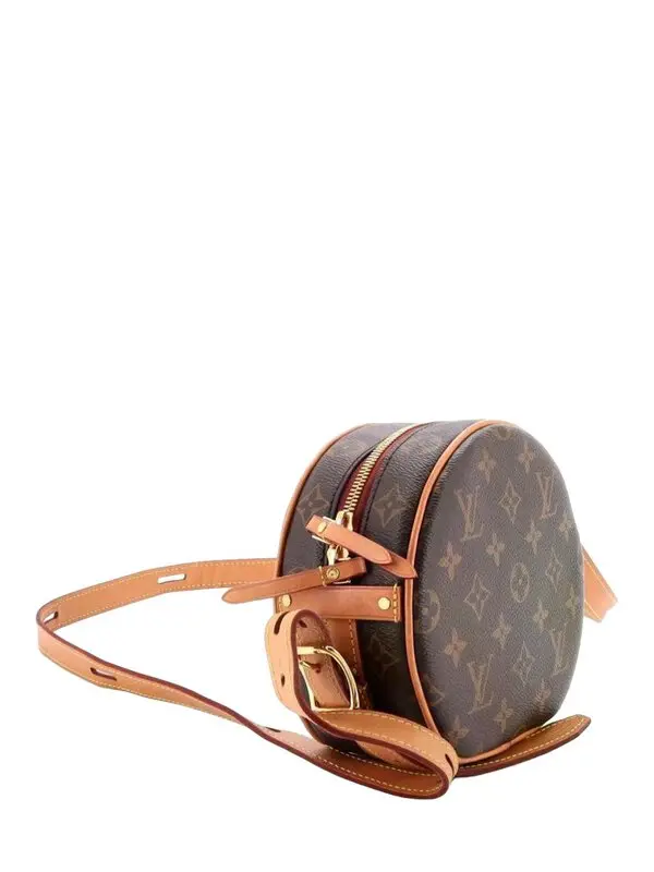 LOUIS VUITTON Boite Chapeau Souple Monogram Canvas Pm Cross Body Bag - Brown