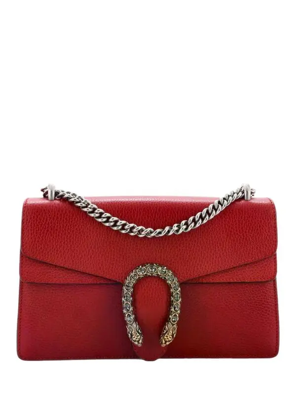 Gucci Dionysus Bag Leather Small Shoulder Bag - Red