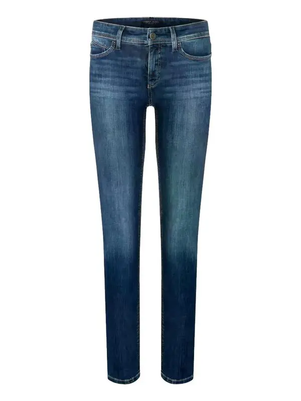 CAMBIO Parla Whiskered Denim Jeans - Blue