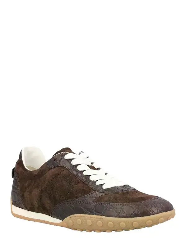 TOD'S Panelled Sneakers - Brown