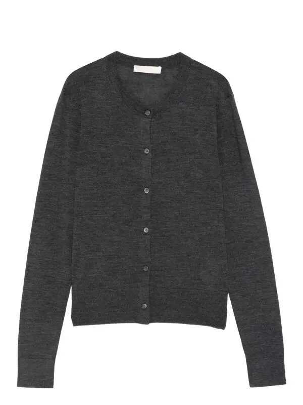 ELEH Button-up Wool Cardigan - Grey