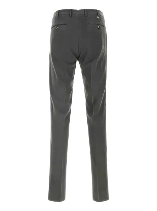 PT TORINO Stretch-cotton Trousers - Grey