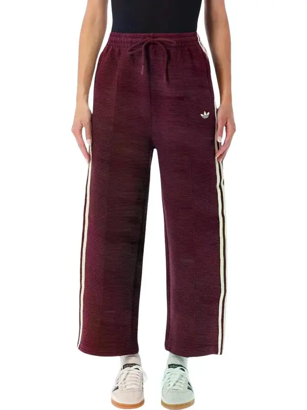 Adidas Firebird Crop Track Pants - Red