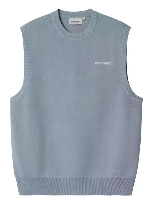 Carhartt Work In Progress Logo Vest - Blue