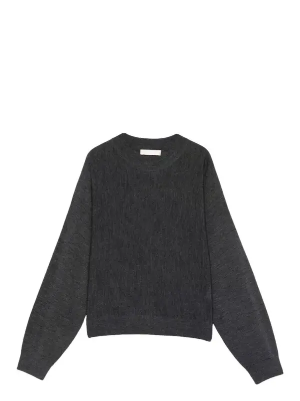 ELEH Ribbed-knit Wool Sweater - Grey