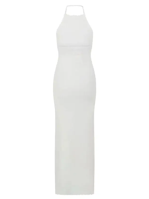 Jacquemus Tablier Midi Dress - White