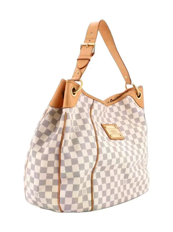 LOUIS VUITTON Damier Gm Hobo Handbag - White