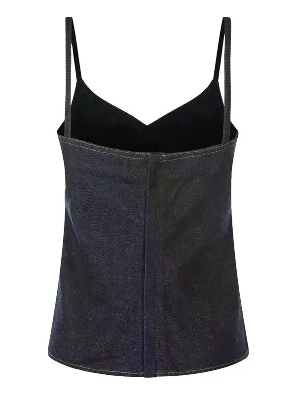 Jacquemus The De-nîmes Pina Denim Top - Blue