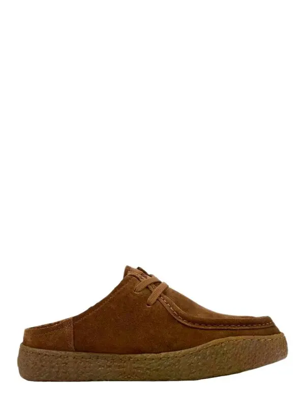 Camper Peu Terreno Suede Mules - Brown