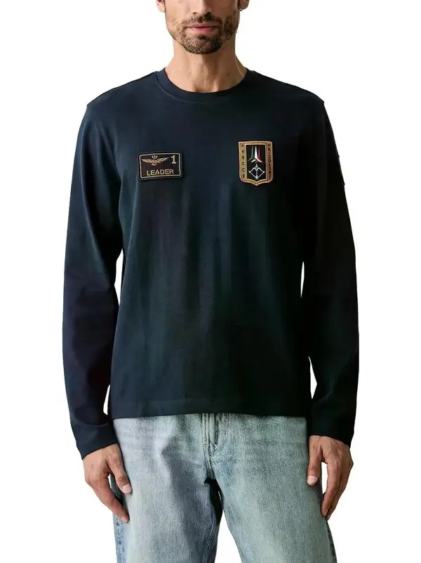 AERONAUTICA MILITARE Long-sleeve T-shirt - Blue