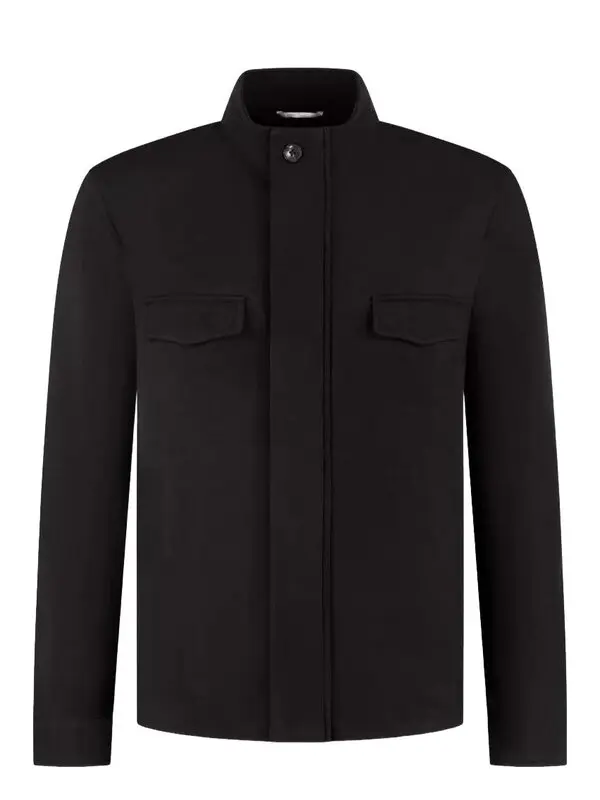 Marco Pescarolo High-neck Jacket - Black