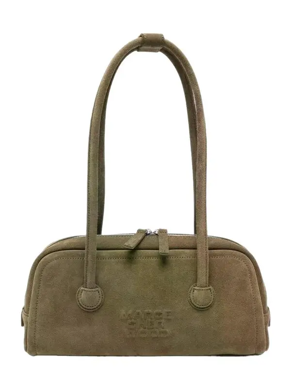 MARGESHERWOOD Suede Shoulder Bag - Green