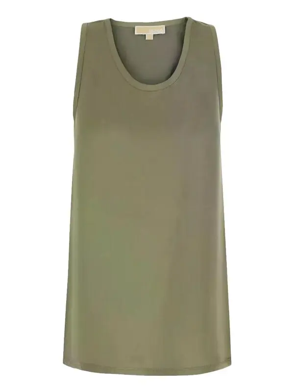 Michael Kors Satin Tank Top - Green
