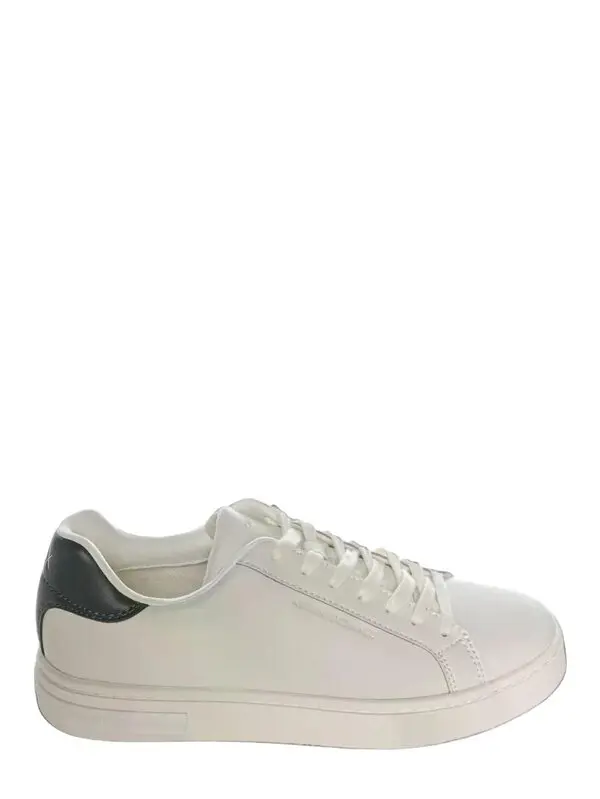 Armani Exchange Logo-embossed Low-top Sneakers - Neutrals