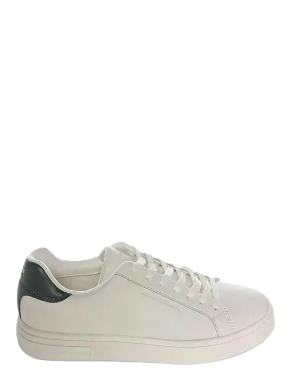 Armani Exchange Logo-embossed Low-top Sneakers - Neutrals