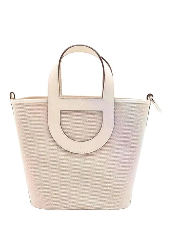 Hermès 2025 Toile And Swift In The Loop 18 Handbag - Neutrals