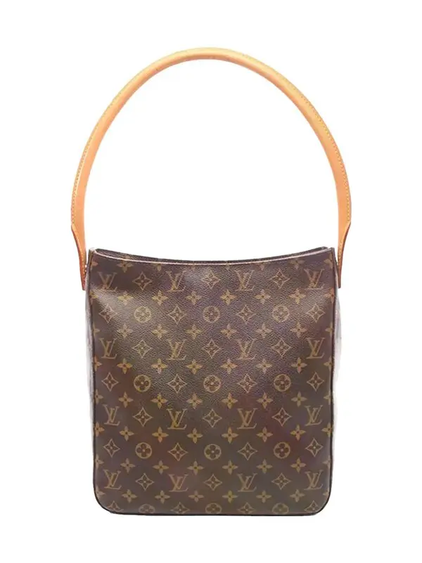 LOUIS VUITTON Monogram Looping Gm Shoulder Bag - Brown