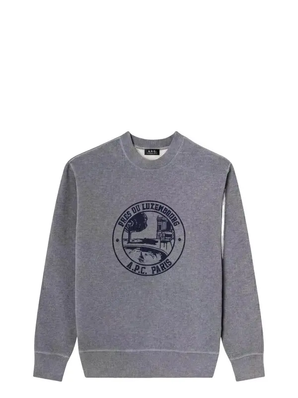 A.p.c. Garden Logo Sweatshirt - Grey