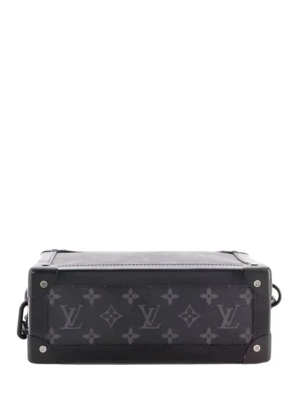 LOUIS VUITTON Soft Trunk Bag Monogram Eclipse Canvas Shoulder Bag - Black