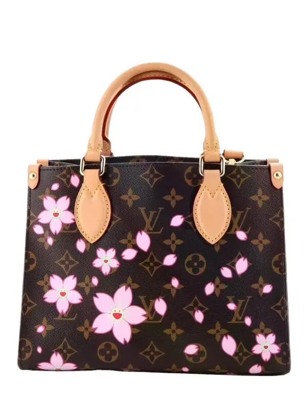 LOUIS VUITTON X Takashi Murakami Limited Edition Cherry Blossom Monogram Pm Tote Bag - Brown