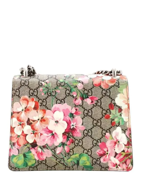 Gucci Dionysus Bag Blooms Print Gg Coated Canvas Mini Shoulder Bag - Brown