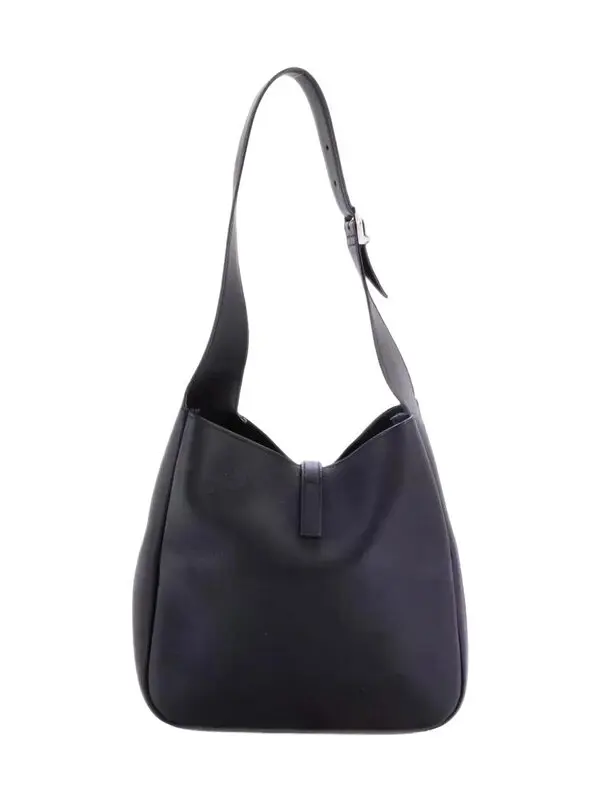 Saint Laurent Supple Leather Small Hobo Bag - Black