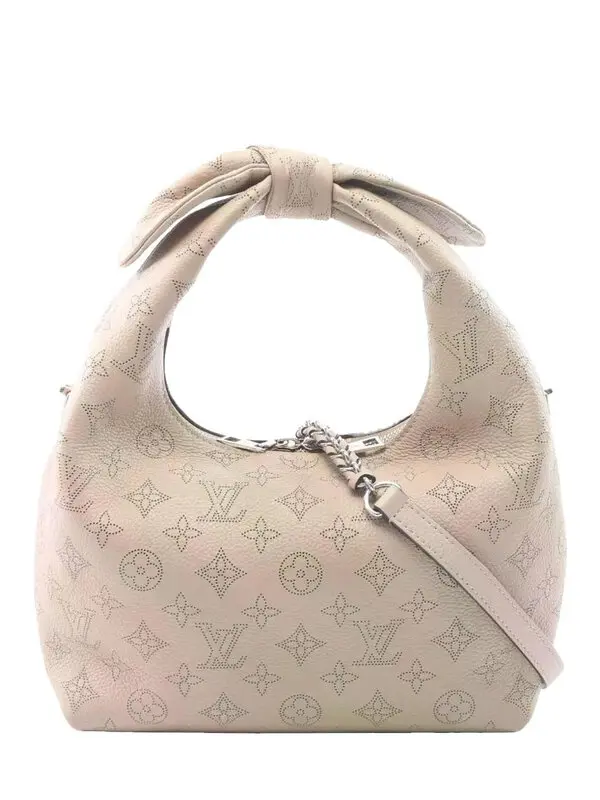LOUIS VUITTON 2021-2026 Monogram Mahina Why Not Pm Satchel - Neutrals