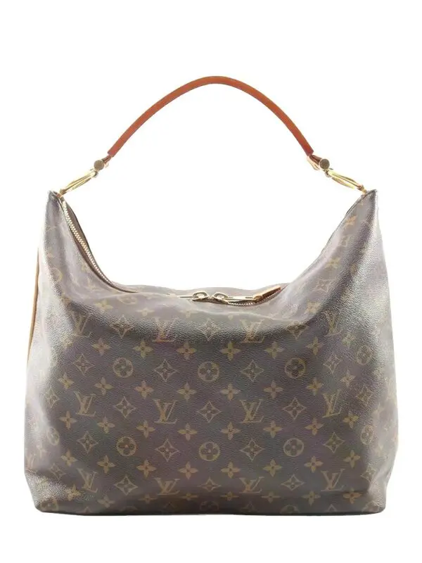 LOUIS VUITTON Monogram Sully Mm Hobo Bag - Brown