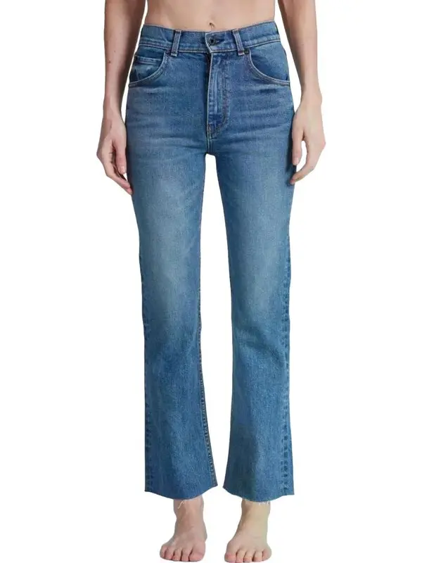 ASKK NY Faded Raw-cut Jeans - Blue