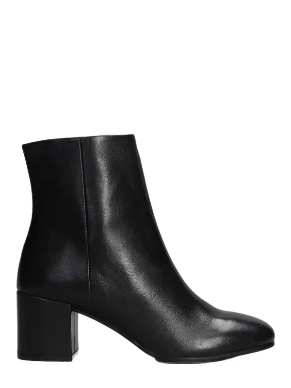 CARMENS Amber Leather Ankle Boots - Black