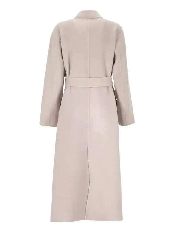 PUROTATTO Belted Shawl-collar Coat - Neutrals