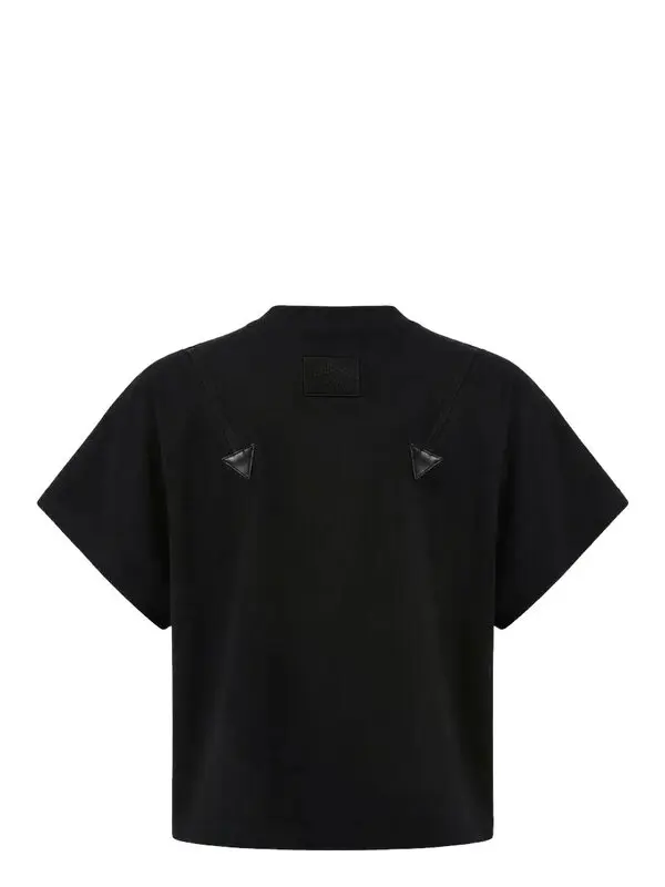 Iceberg Zip-detail T-shirt - Black