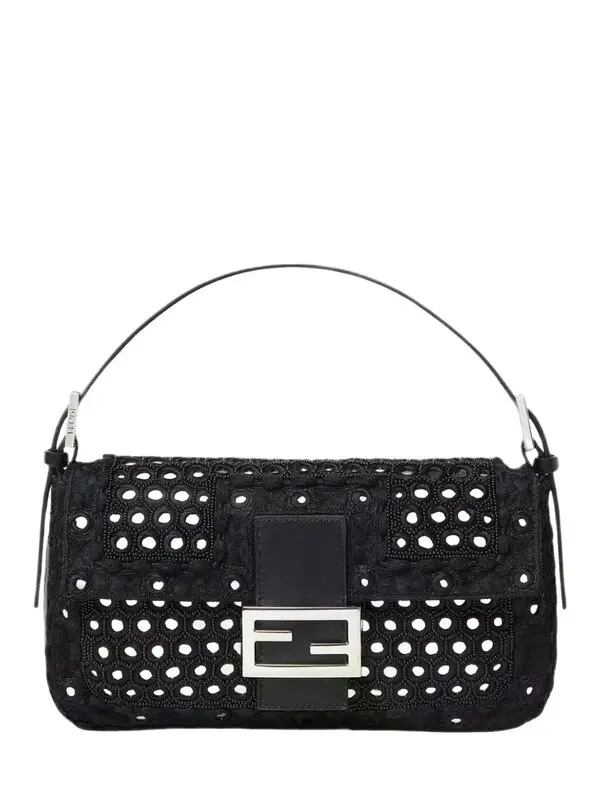 Fendi Baguette 26424 Re-edition Bag - Black