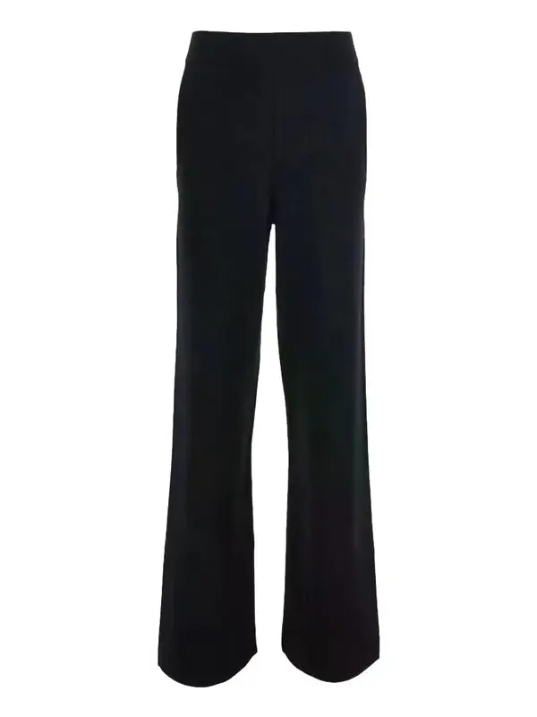 Max Mara High-waisted Knitted Trousers - Black