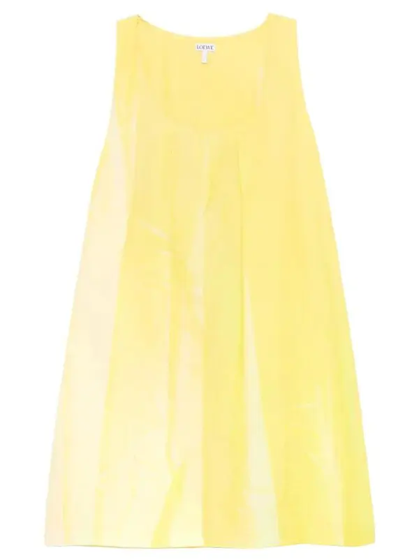 Loewe Scoop-neck Sleeveless Dress - Yellow