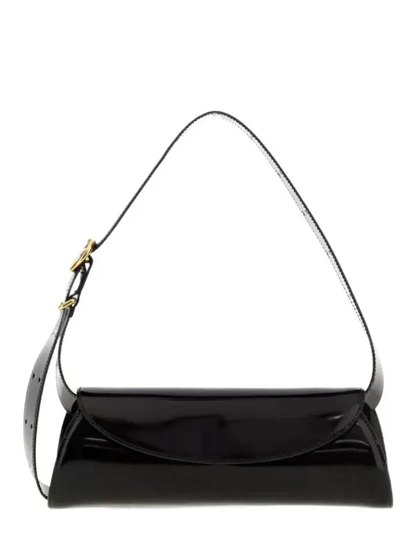 JIL SANDER Cannolo Shoulder Bag - Black