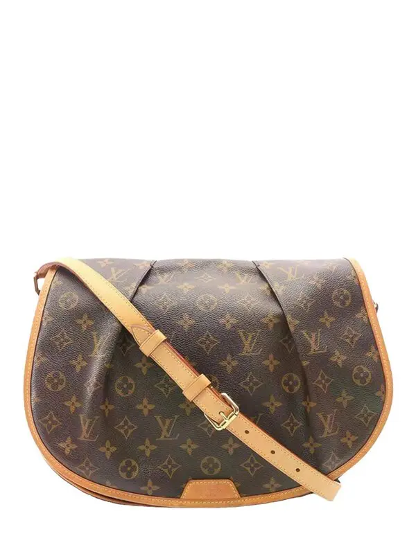 LOUIS VUITTON Monogram Menilmontant Mm Cross Body Bag - Brown