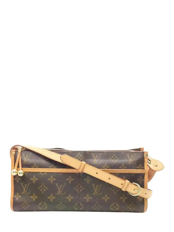 LOUIS VUITTON 2007 Monogram Popincourt Long Crossbody Bag - Brown