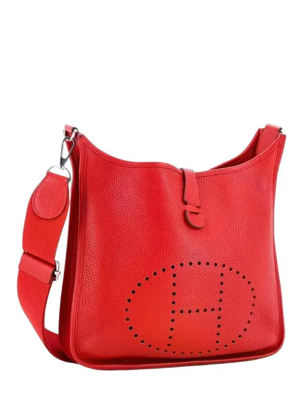 Hermès Evelyne Bag Gen Iii Clemence Pm Cross Body Bag - Red