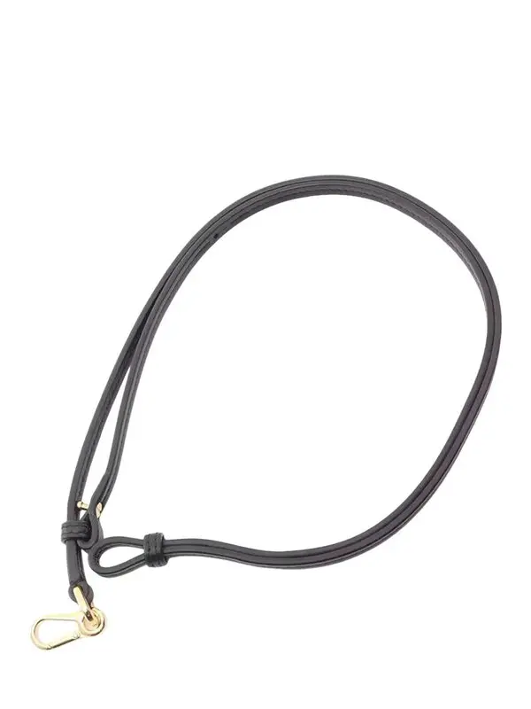 Loewe Leather Puzzle Fold Pouch Shoulder Bag - Black