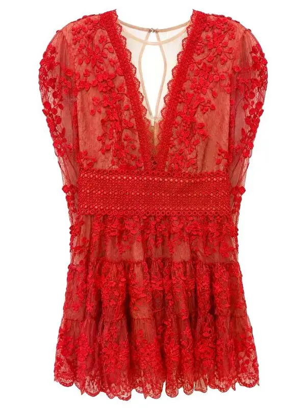 BRONX AND BRONCO Mini Dress - Red